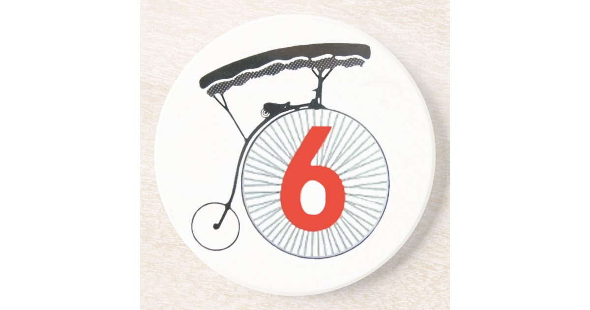 Number 6 The Prisoner Coaster | Zazzle