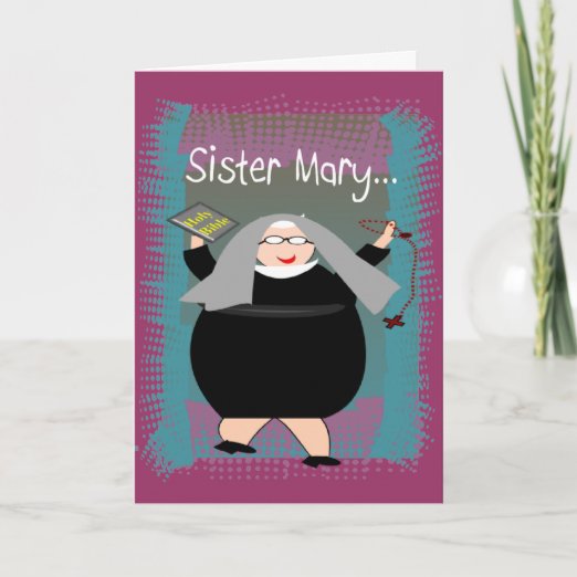 Catholic Nun Diamond Jubilee Cards | Zazzle UK