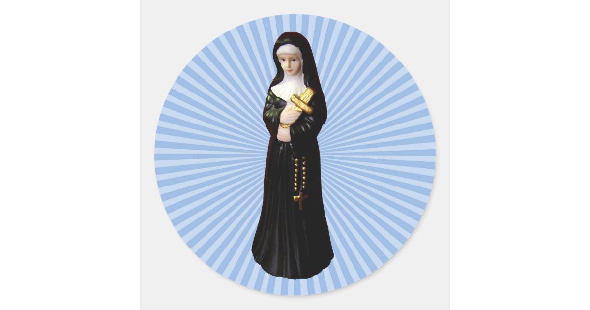 Nun Classic Round Sticker | Zazzle