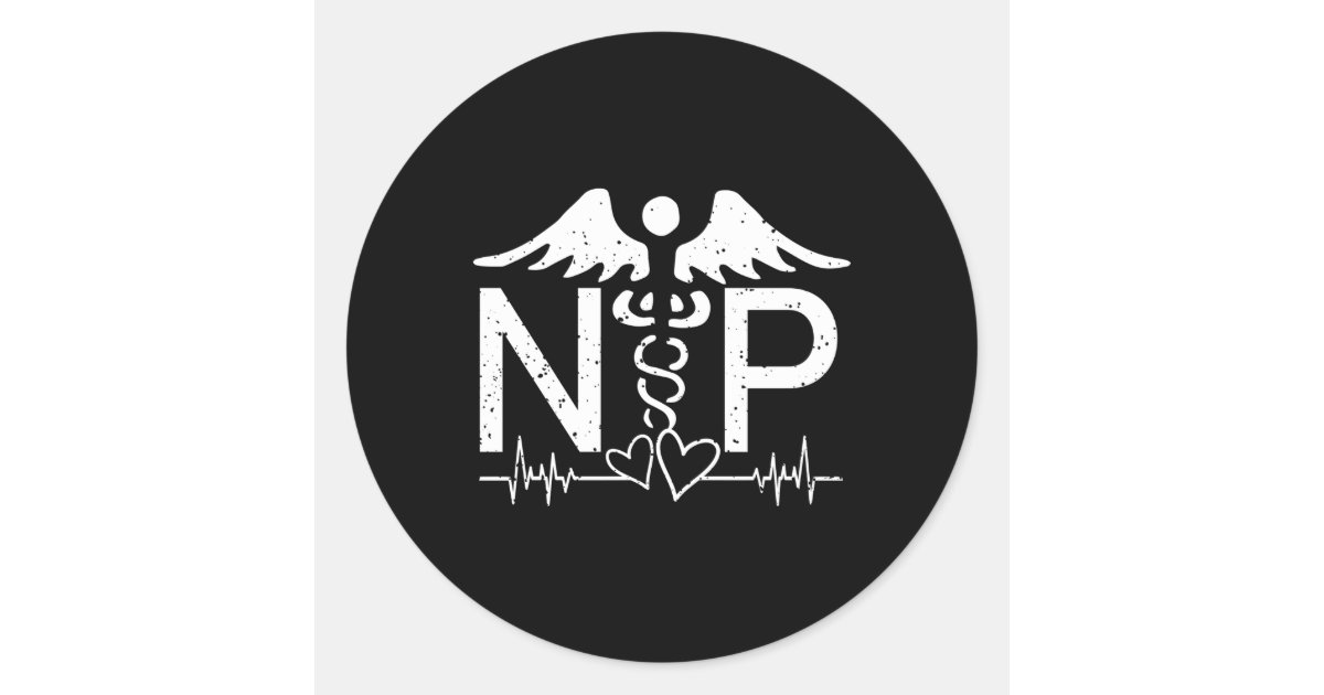 Nurse Practitioner Medical Nurse Nursing Classic Round Sticker | Zazzle