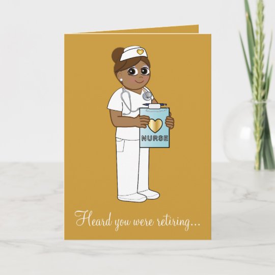 Nurse Retirement Card | Zazzle.co.uk