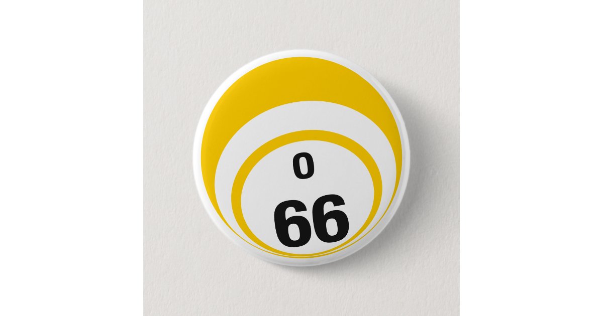 O66 Bingo Ball button | Zazzle