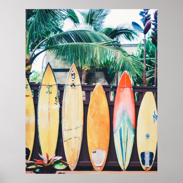 Surfboard Posters & Prints | Zazzle UK