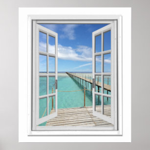 Window View Posters & Prints | Zazzle UK
