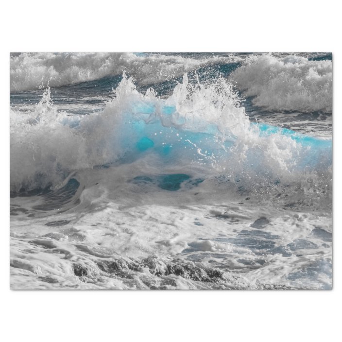 ocean waves tissue paper | Zazzle.co.uk