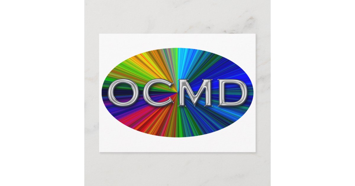 OCMD - Ocean City Maryland Oval Logo Postcard | Zazzle