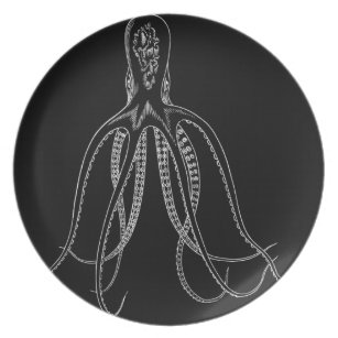 Octopus Plates | Zazzle UK