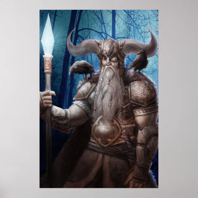 Odin - large poster | Zazzle