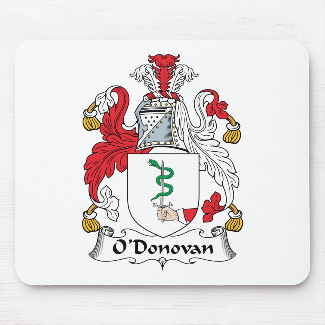 O'Donovan Family Crest Mouse Mat | Zazzle