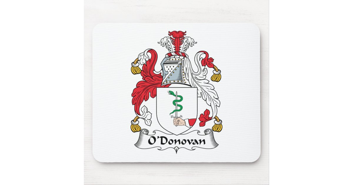 O'Donovan Family Crest Mouse Mat | Zazzle