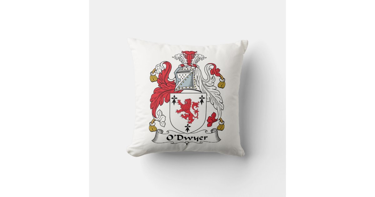 O'Dwyer Family Crest Cushion | Zazzle