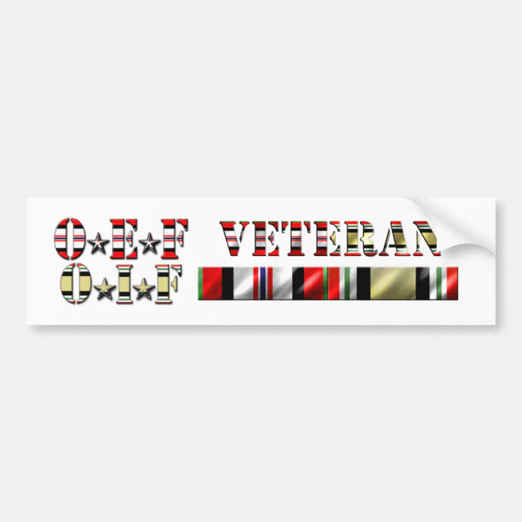 OEF OIF STICKER SET | Zazzle