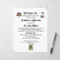 OES Certificate of Appreciation | Zazzle