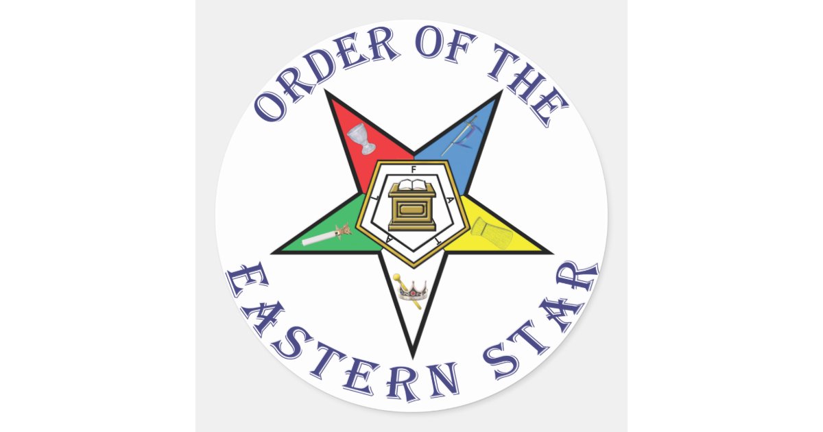 OES LETTERED CLASSIC ROUND STICKER | Zazzle