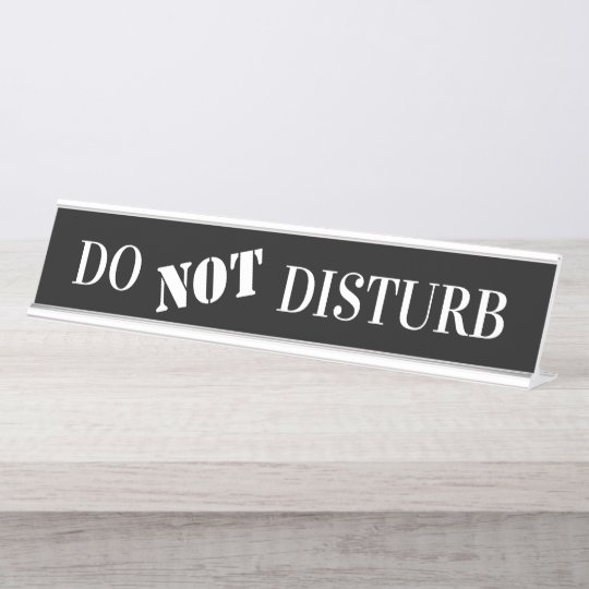 Office Professional Do Not DIsturb SIgns | Zazzle.co.uk