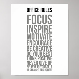 Rules Posters & Prints | Zazzle UK