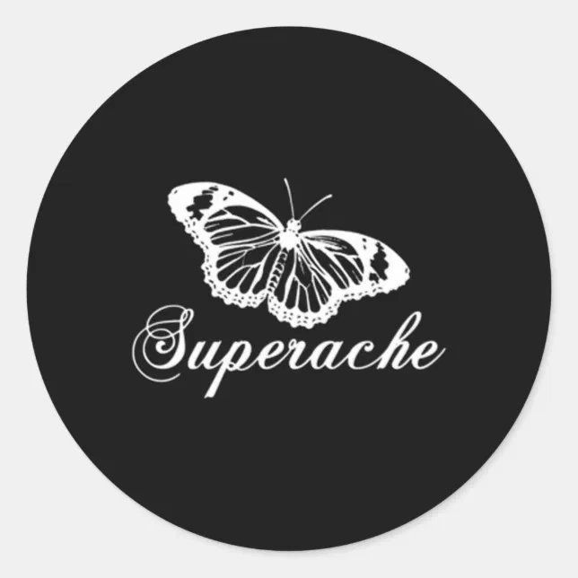 Official Conan Grey Superache Butterfly Classic Round Sticker | Zazzle