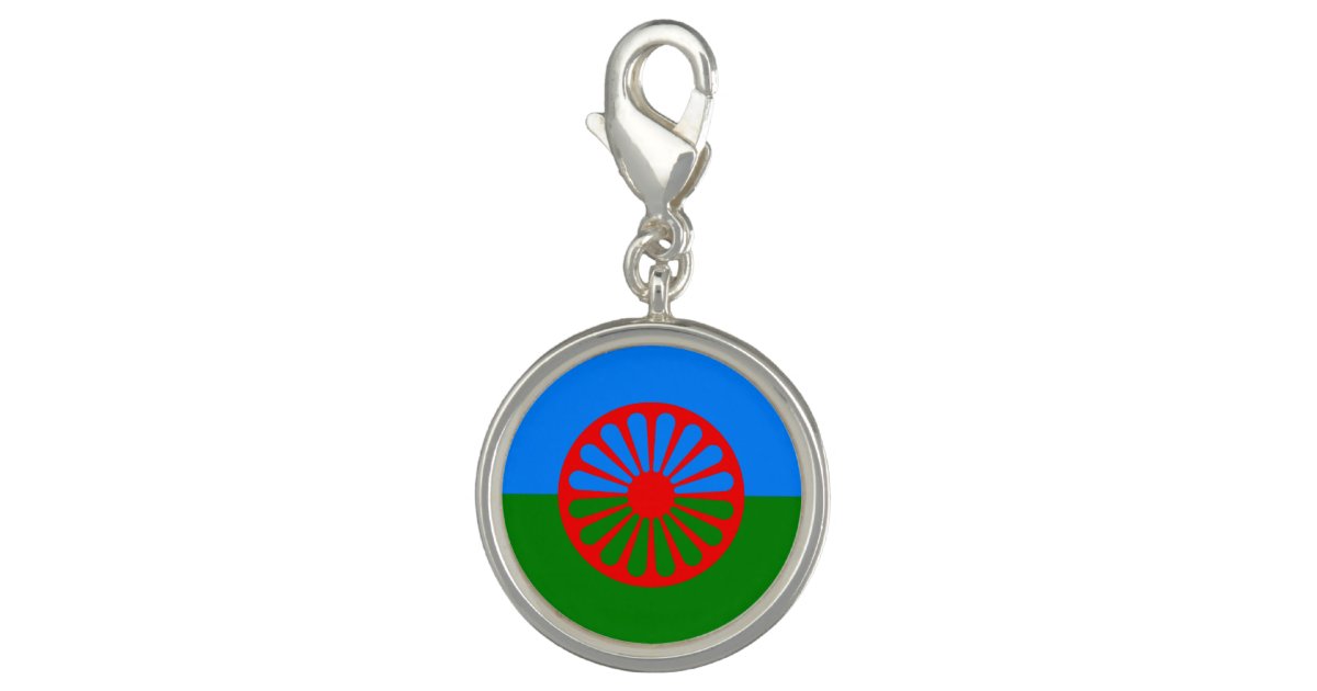 Official Romany gypsy flag Charm | Zazzle