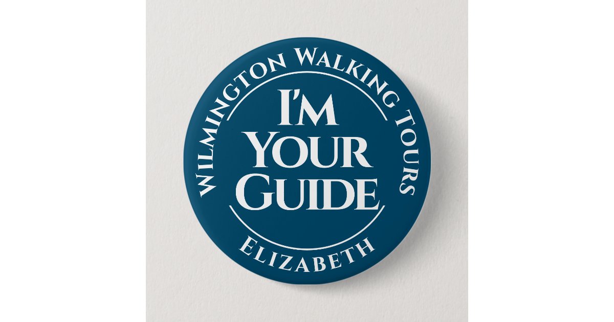 Official Tour Guide Badge Button | Zazzle
