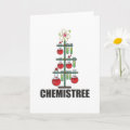 Oh Chemistree Christmas Chemistry Science teacher Card | Zazzle