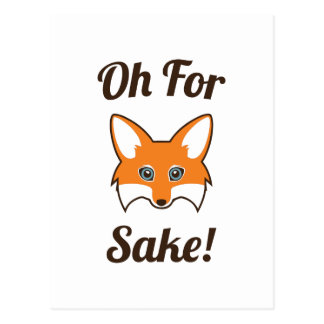 Oh For Fox Sake Cards & Invitations | Zazzle.co.uk