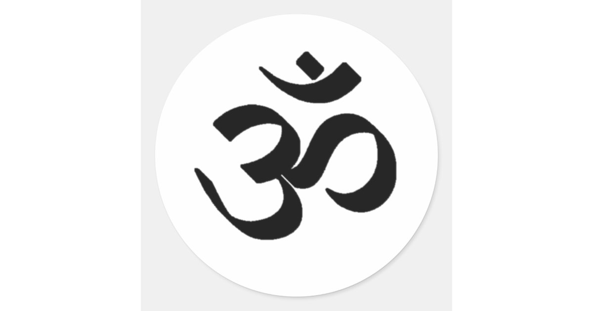 Ohm Symbol Classic Round Sticker | Zazzle
