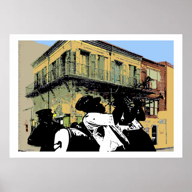 Old Absinthe House Brass Band Poster | Zazzle
