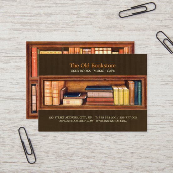 Library Book Business Cards | Zazzle UK
