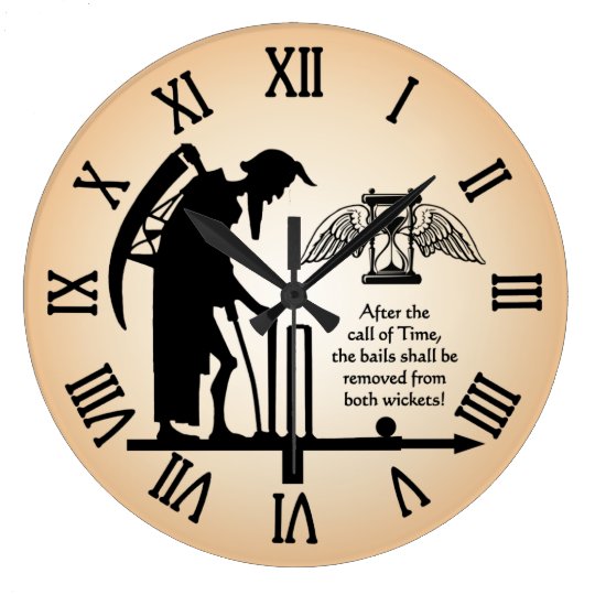 Old Father Time Cricket Clock | Zazzle.co.uk