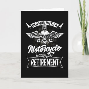 Motorcycle Retirement Cards | Zazzle UK