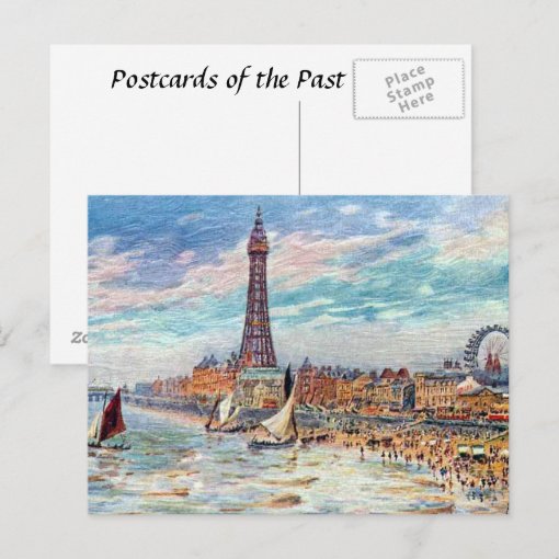 Old Postcard - Blackpool, Lancashire | Zazzle