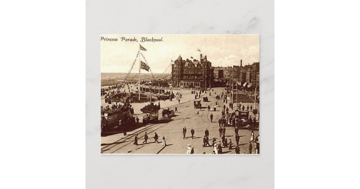 Old Postcard, Blackpool Postcard | Zazzle