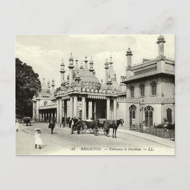 Old Postcard - Brighton Pavilion | Zazzle