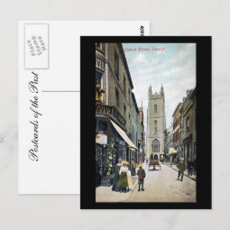 Old Postcard, Church Street, Cardiff Postcard | Zazzle