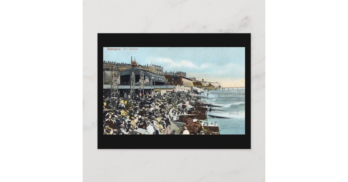 Old Postcard - Ramsgate Railway Station | Zazzle