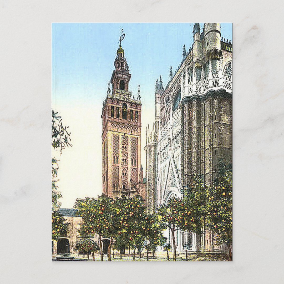 Old Postcard - Seville, Spain | Zazzle