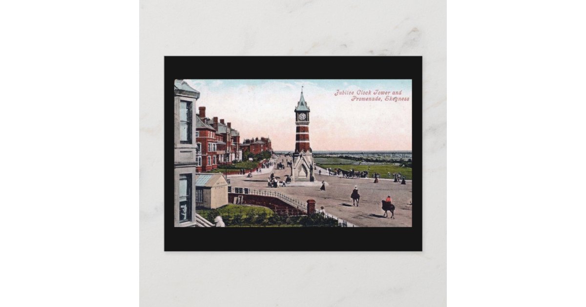 Old Postcard, Skegness, Clock Tower Postcard | Zazzle