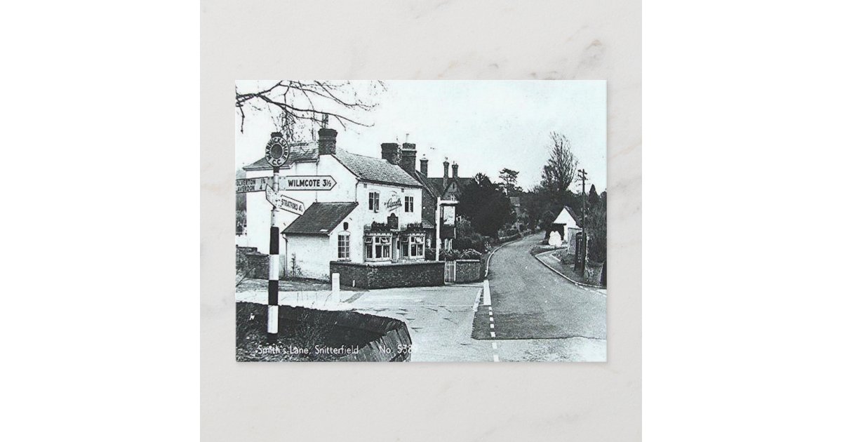 Old Postcard - Snitterfield, Warwickshire | Zazzle