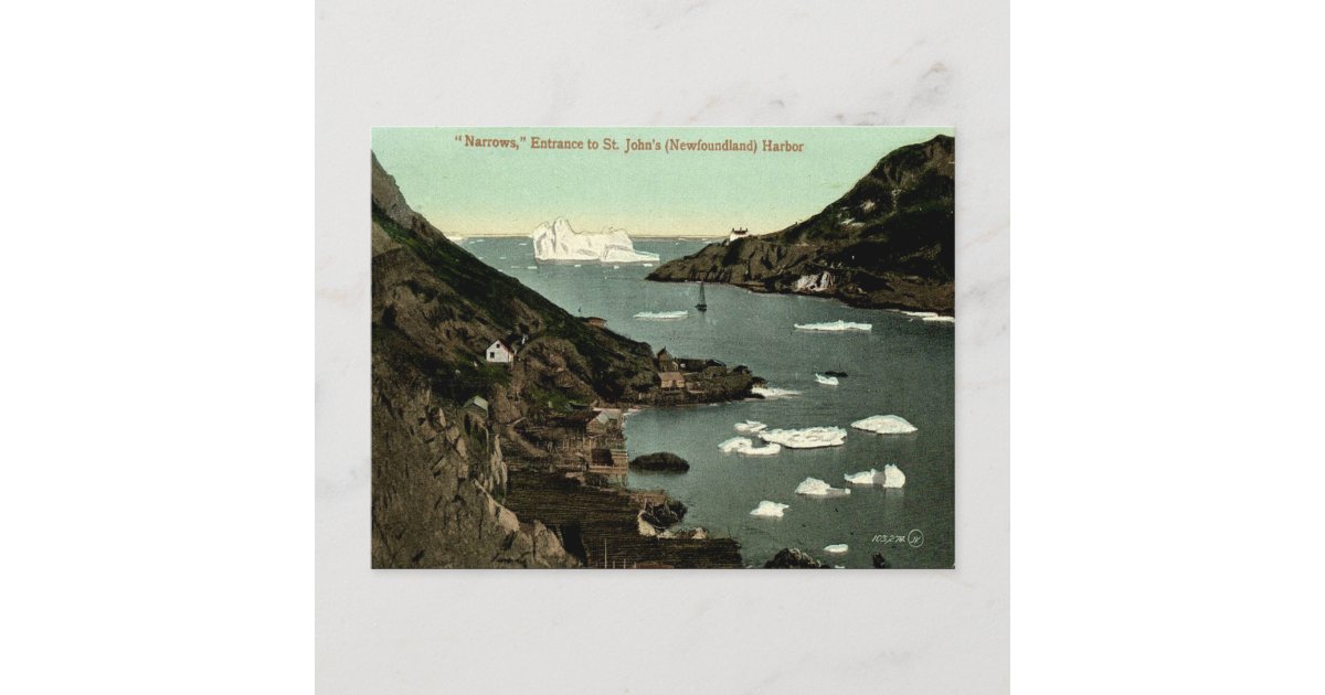 Old Postcard - St John's, Newfoundland | Zazzle
