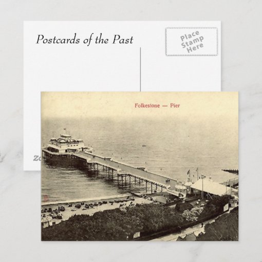 Old Postcard - The Pier, Folkestone | Zazzle