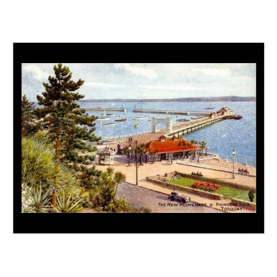 Old Postcard - The Pier, Torquay | Zazzle.co.uk