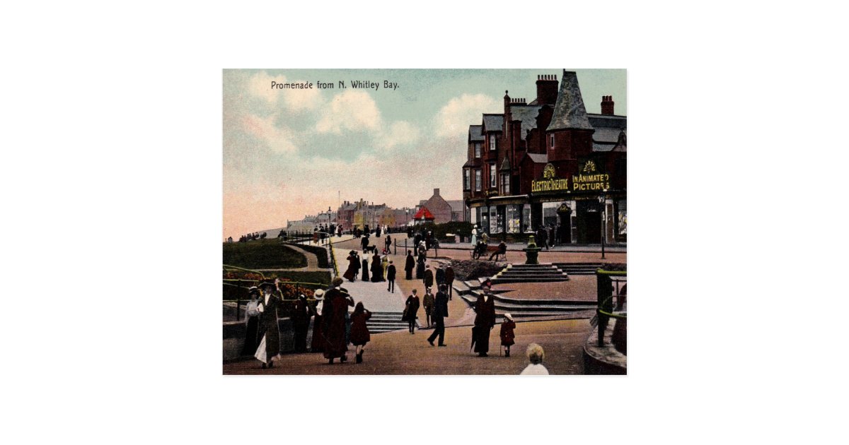 Old Postcard - Whitley Bay, Tyne and Wear | Zazzle.co.uk