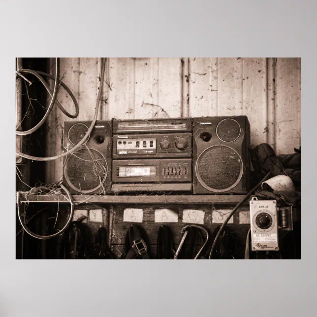 Old Radio Retro Poster | Zazzle
