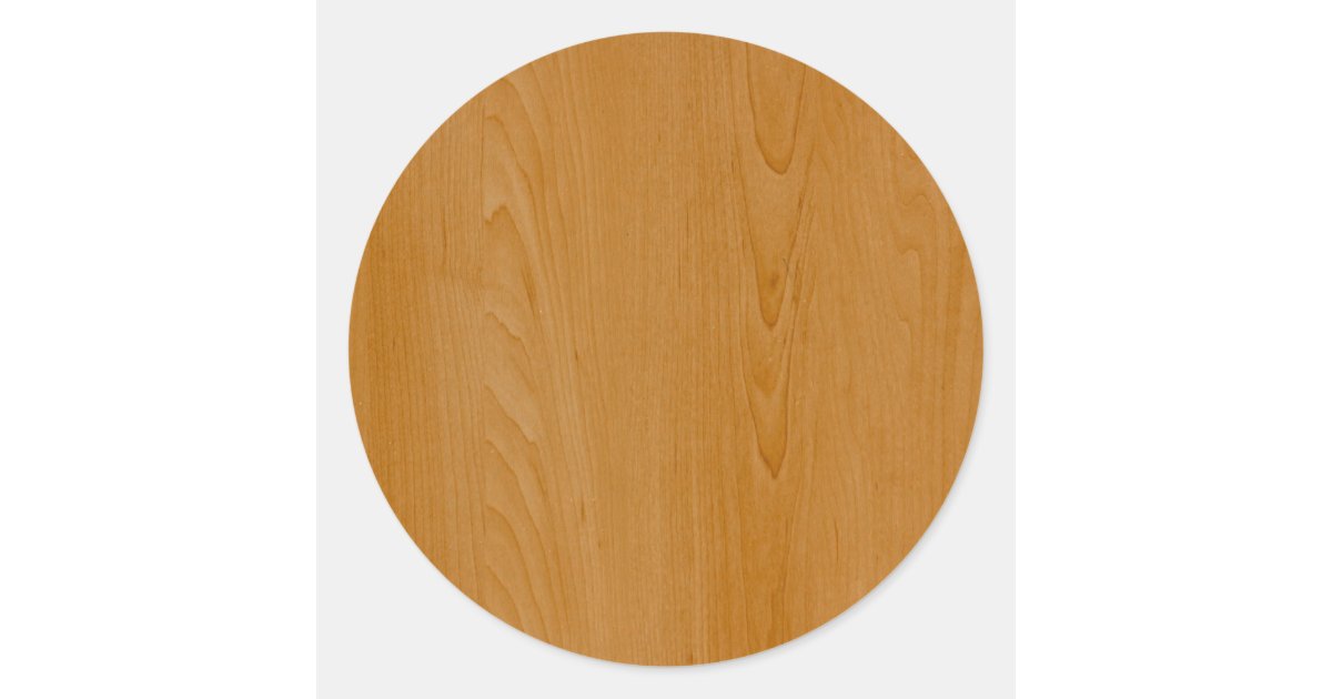 Old School Wood Panelling Classic Round Sticker | Zazzle