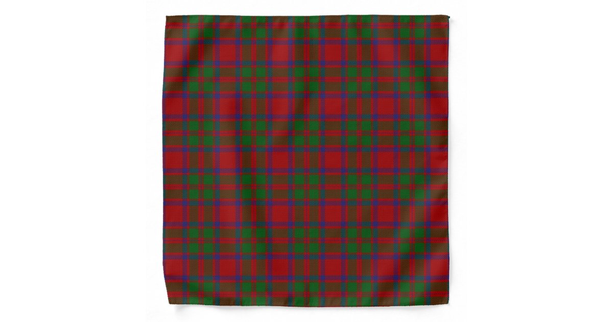 Old Scotsman Clan MacKintosh Tartan Plaid Bandana | Zazzle