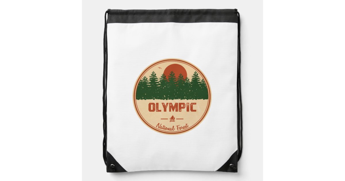 Olympic National Forest Drawstring Bag | Zazzle