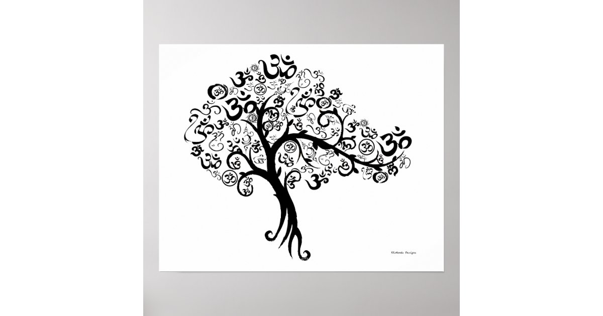 OM Tree Poster | Zazzle