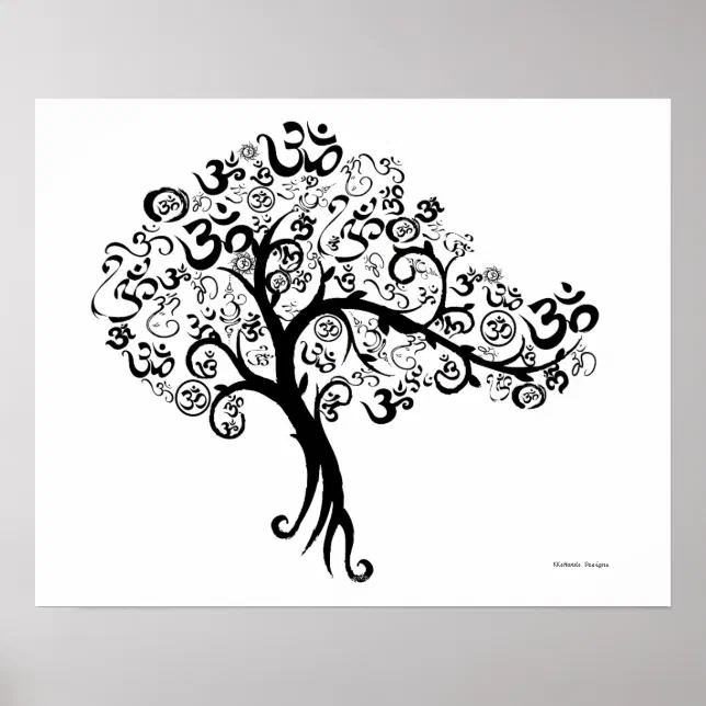 OM Tree Poster | Zazzle