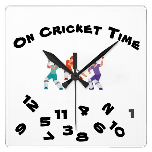 Cricket Wall Clocks | Zazzle UK