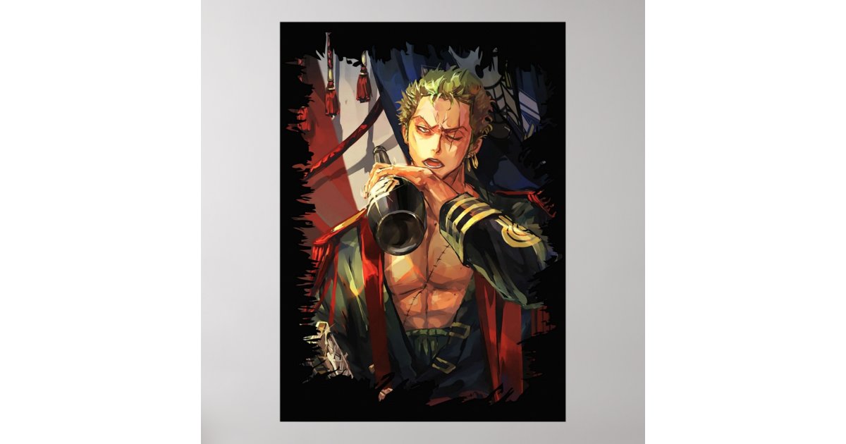 One Piece Roronoa Zoro Poster | Zazzle
